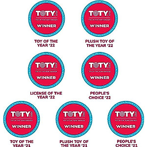 Squishmallows Official Kellytoy 10 Inch Hug Mees Squad Collectible Pillow Animal Pets (Fenra Frog),Various