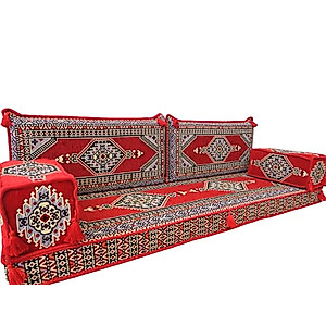 Arabic sofa, Arabic Majlis Sofa, Living Room Furniture, Arabic floor sofa, Arabic floor seating, Arabic couch, Oriental floor seating - MA 99