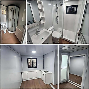 New Modern Prefab Tiny Home - Portable, Foldable, Container House for Backyard Guest House | Tiny House for Sale | prefab House Foldable House Modern prefab Modular Home to Live in