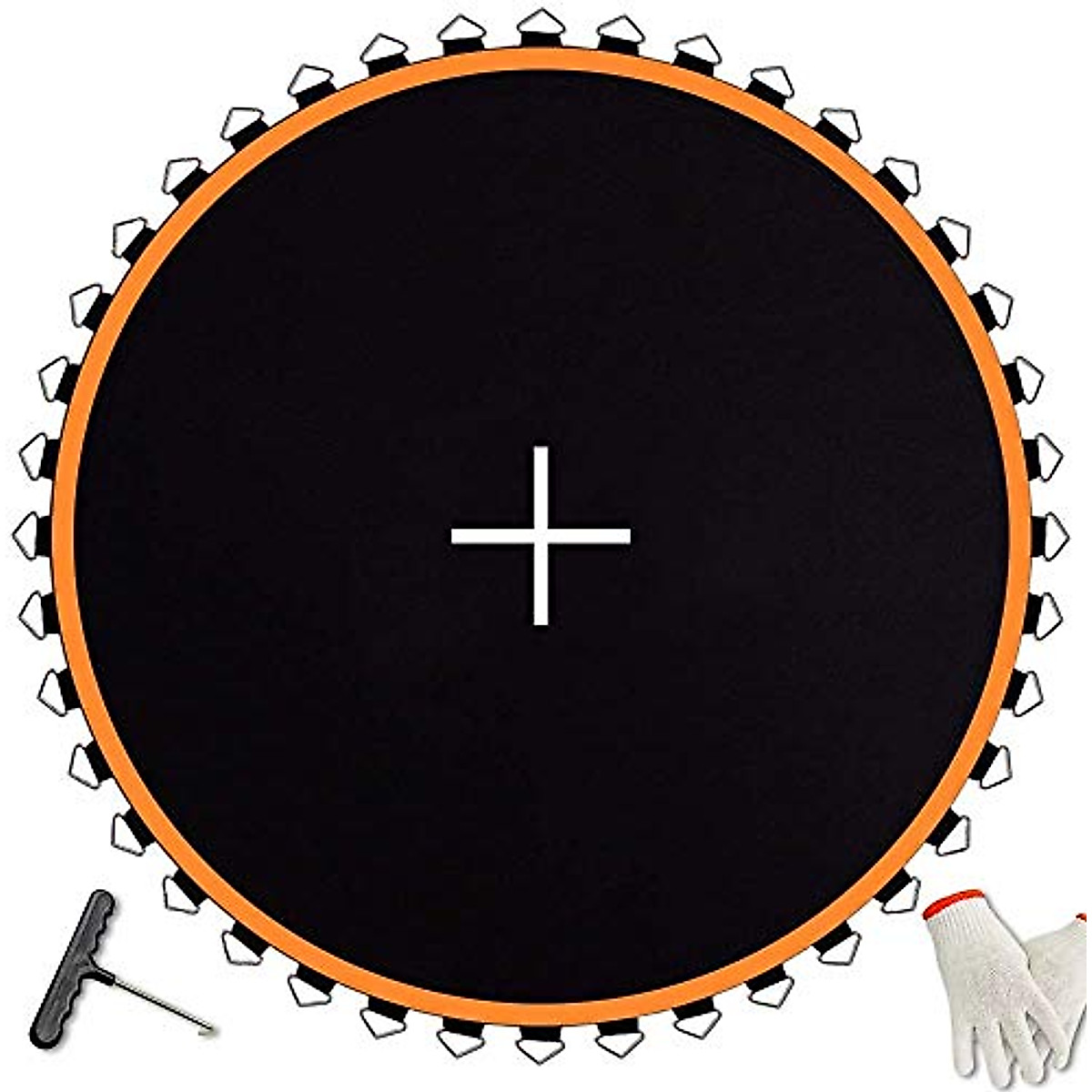 JumpTastic 127in Trampoline Mat, Fits 12Ft Frame Use 5.5in Spring (Not Include Spring, Mat's Diameter:127in)