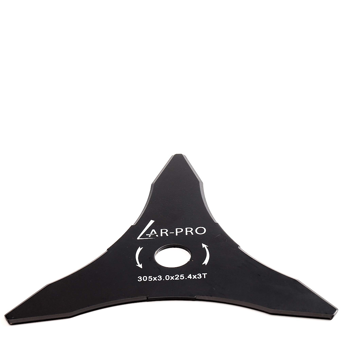 AR-PRO 12" x 3 Teeth Steel Brush Blades for Cutter, Trimmer, Weed Eater | Made from Carbon Steel, Cuts Like Butter