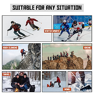 Ultra Dry Wool Socks - 6 Pack Merino Wool Hiking Socks for Men, Thermal Socks Med-Thick Hiking Boot Socks Moisture Wicking Warm Socks