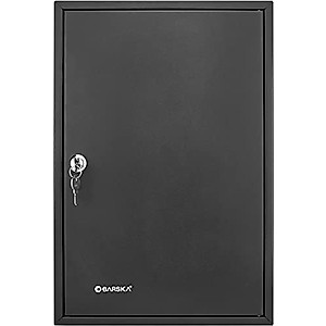 BARSKA 64 Adjustable Key Lock Box Black