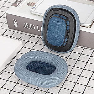 Geekria QuickFit Replacement Ear Pads for Airpods MAX Headphones Ear Cushions, Headset Earpads, Ear Cups Cover Repair Parts (Blue)