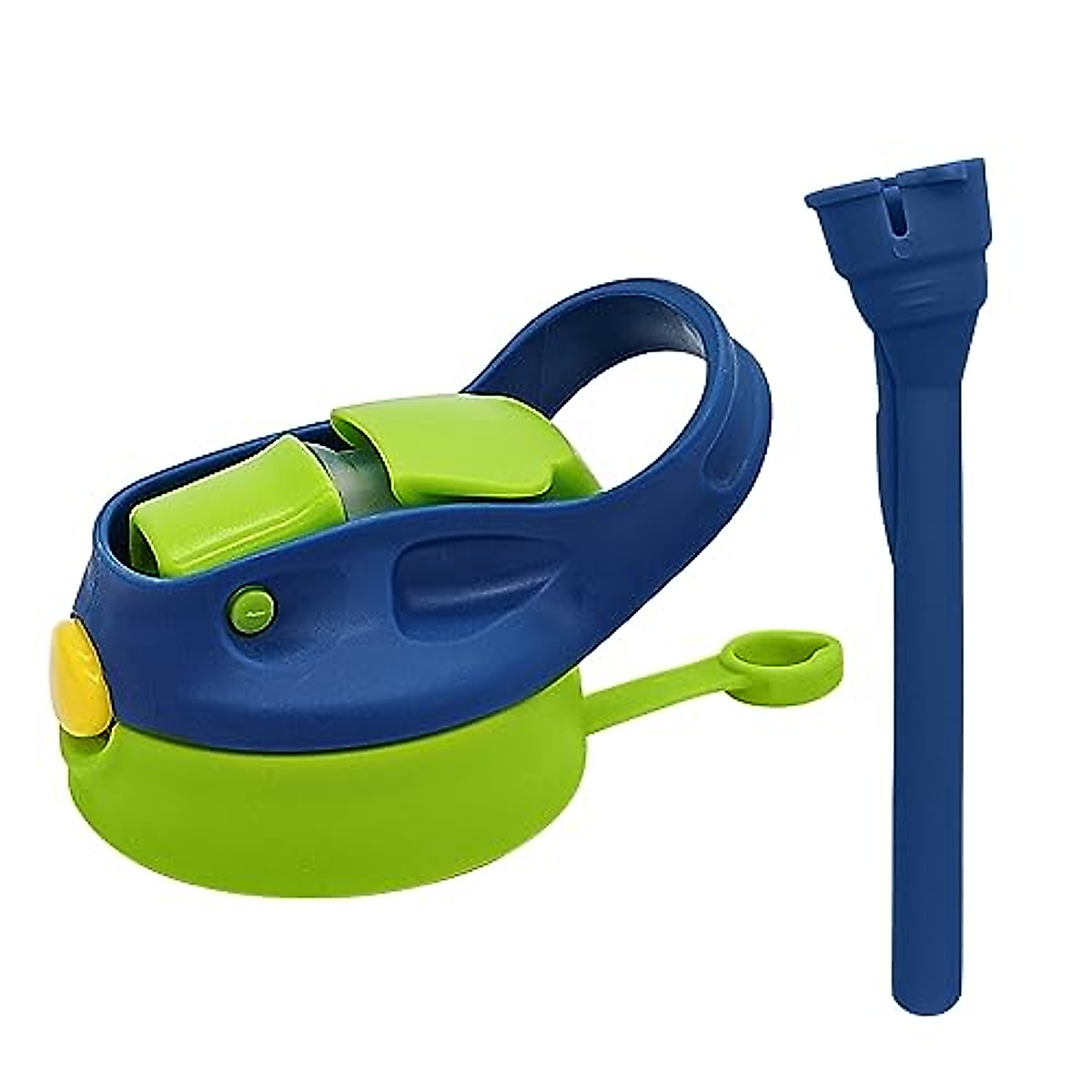 Amgkonp 12oz Replacement Lid with Straw for Kid Tumbler,1 PACK Leak-Proof and Spill-Proof Straw Lids,for Mocaru,ZONEGRACE,BPA Free,2.67IN (1 PACK, Green)