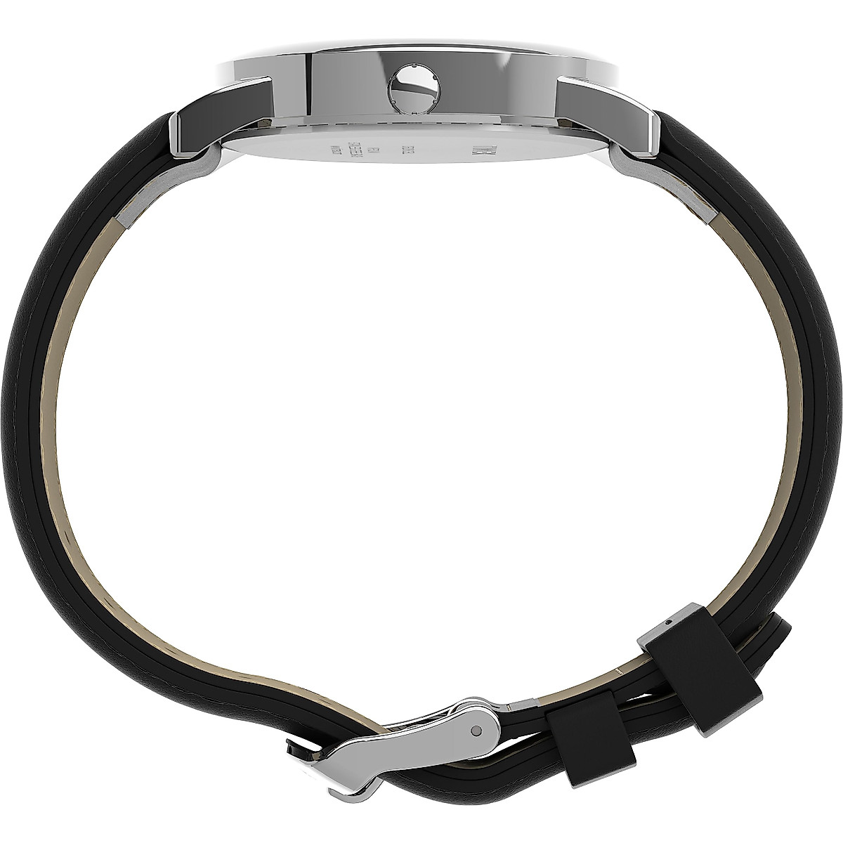 Timex T2H281 Easy Reader 35mm Black Leather Strap Watch