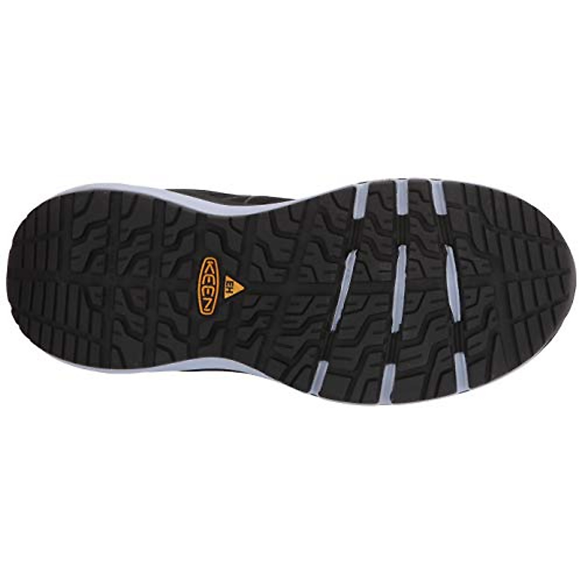 KEEN Utility Women's Vista Energy Low Height Sneakers Composite Toe Industrial Work Shoes, Hydrangea/Black, 5.5 Wide