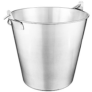 Winco Stainless Steel Utility Pail, 13-Quart