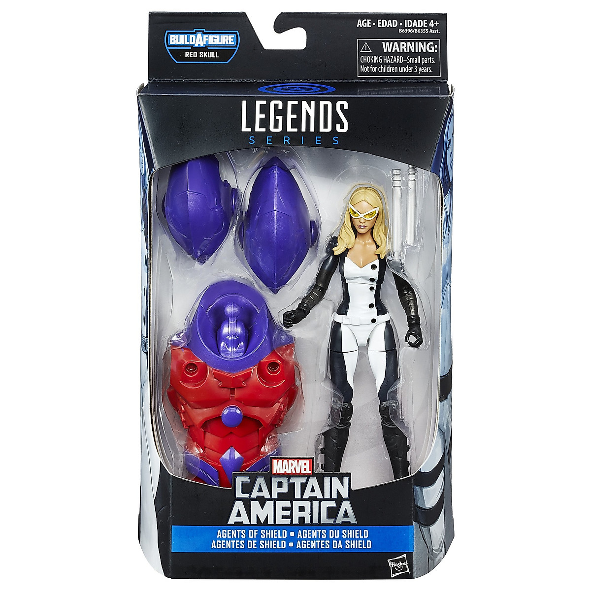 Marvel 6 Inch Legends Agents of Shield Mockingbird Action Figure (Build Red Skull)