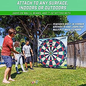 GoSports Chip N' Stick Golf Games with Chip N' Stick Golf Balls - Giant Size Targets with Chipping Mat - Choose Classic or Darts