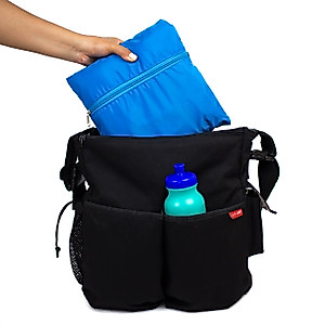 Travel Gate Check Bag For Airplane - Umbrella Stroller Size 45x12x16 600D Nylon Waterproof, Adjustable Shoulder Strap, Blue