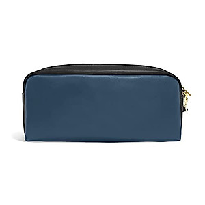 Custom Travel Pencil Case Personalized Your Name Text Cute Green Dinosaur Zipper Pencil Bag Customized Pencil Bag for Girls Teens Students Art School