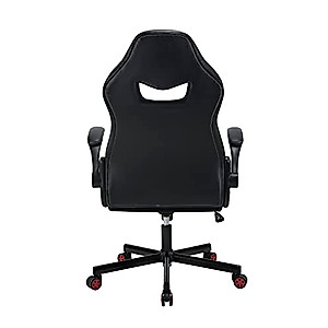 Ergonomic Office Chair,Adjustable Swivel Home Office Desk Chair, Leather Office Chair with Armrest Computer Chair for Heavy People,Comfortable Home Executive Office Chair(Black)