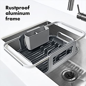OXO Good Grips Extendable Over-The-Sink Aluminum Dish Rack