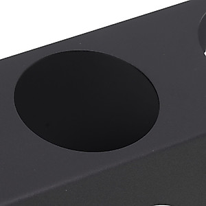 Soda Bottle Holder, Soda Bottle Draining Rack 3 Holes Anti Scratch Non Slip for Home (Black)