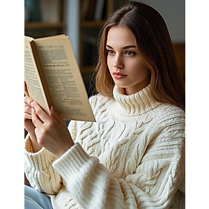 TEHETE 100% Merino Wool Yarn for Knitting 3-Ply Luxury Warm Soft Lightweight Crochet Yarn (Beige)