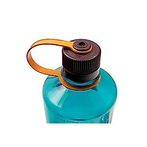 Nalgene Sustain Tritan BPA-Free Water Bottle Made with Material Derived from 50% Plastic Waste, 32 OZ, Narrow Mouth, Teal