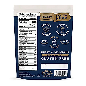 Mighty Seed Hemp Hulled Seeds, 24 Ounce