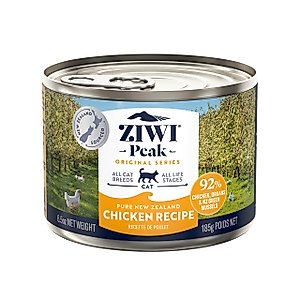Ziwi Peak, Canned Wet Cat Food All Natural High Protein, Grain Free, Limited Ingredient, with Superfoods, 6.5 Ounce (Pack of 12)