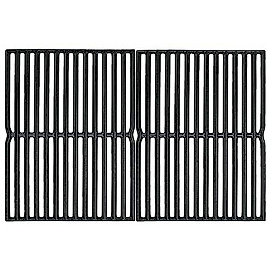 Utheer 7522 Cast Iron Cooking Grid Grate 15 x 11.25 Inch for Weber Spirit 200 210 with Side Control, Spirit 500, Genesis Silver A, Grill Replacement Parts for Kenmore, Weber 7521 7522 7523 65904 65905