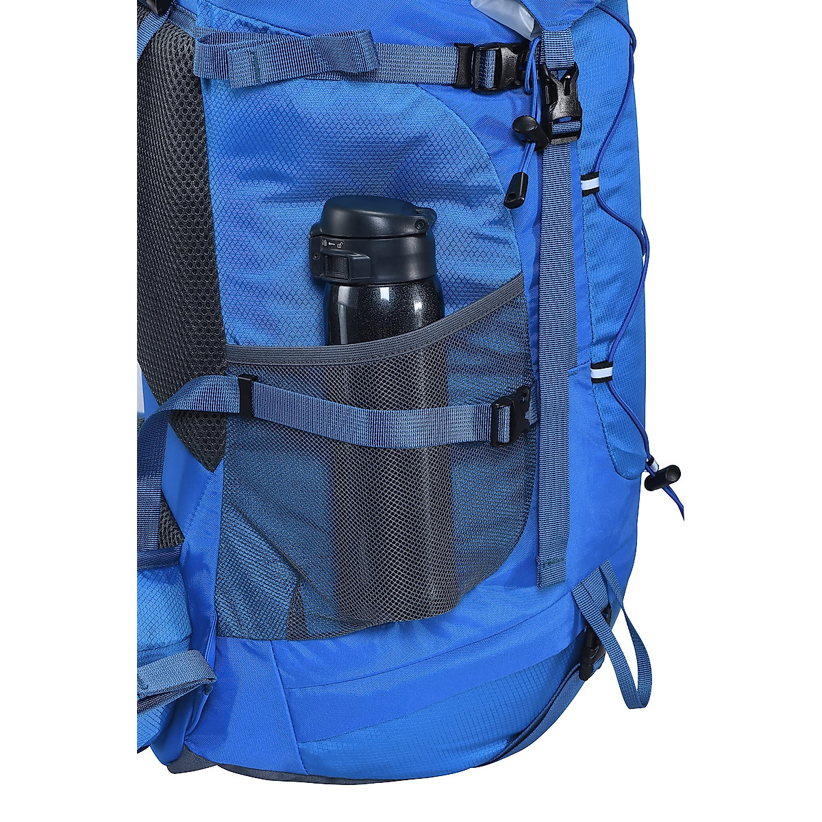 Shanyk 55L Hiking Backpack Backpack with Rain Cover for Camping Backpacking Travel and Adventure