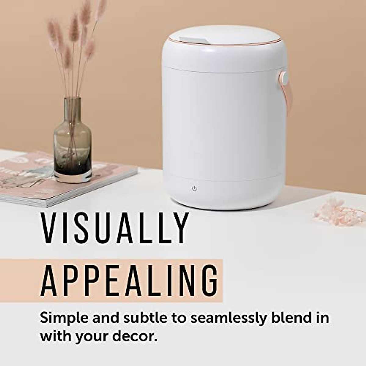 Mini Portable Washing Machine for Small Laundry Loads – Compact Apartment Washing Machine With Quick and Quiet Operation – Convenient Countertop Washing Machine for Your Home – Delicates Washer (White)