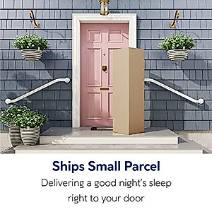 Classic Brands 3-Inch Cool Cloud Gel Memory Foam Mattress Topper With Free Cover, Queen