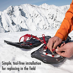 MSR Snowshoe Paragon Binding Mesh Replacement Straps (1 Pair), Red