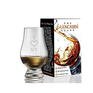 GLENCAIRN Decorative Crystal Whiskey Tasting Glass - I Love NY
