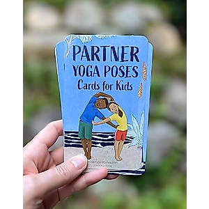 Partner Yoga Poses Cards for Kids - for Play Therapy, Brain Breaks, Classroom Yoga, Yoga for Families, Elementary PE Class, Yoga Games, Preschool Yoga, Kids Yoga Class, or Mommy Me Yoga