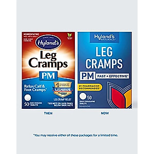 Hyland's Leg Cramps PM Tablets, 50 Count (Pack of 2)