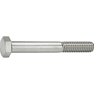 1/4-20 x 6" Hex Head Cap Screw Bolts, External Hex Drive, Stainless Steel 304, Partially Threaded, Stainless Steel, Quantity 10 by Fastenere
