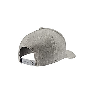 NIXON Deep Down Snapback Hat - Heather Gray/White