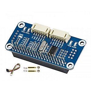 Serial Expansion HAT I2C Interface 2-ch Extra UART Plus 8 programmable GPIOs for Raspberry Pi Zero W WH 2B/3B/3B+/4B @XYGStudy
