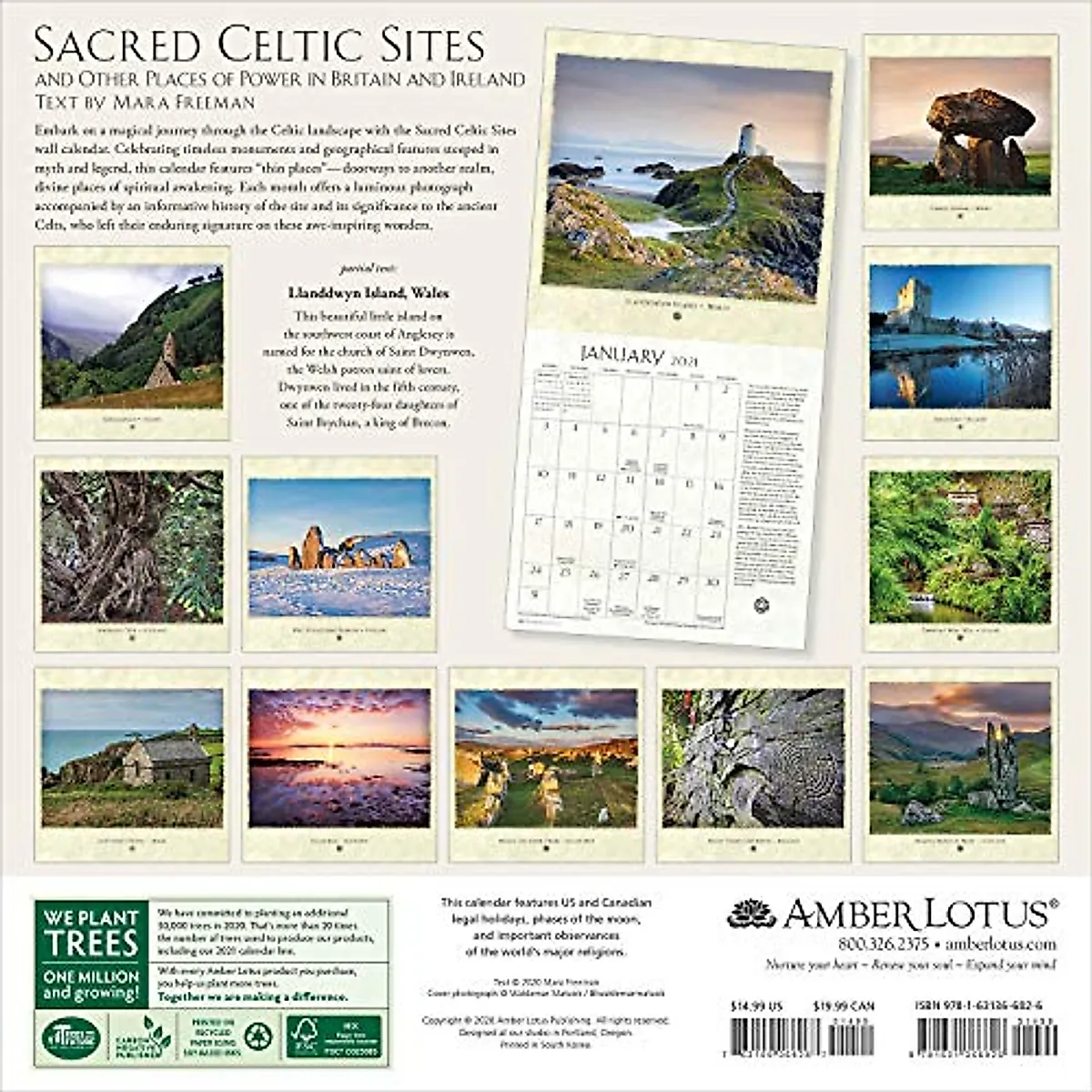 Sacred Celtic Sites 2021 Calendar: And Other Places of Power in Britain and Ireland