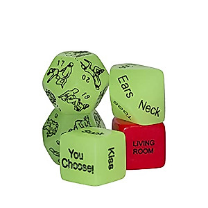 Ile-de-Jeux 5 Sex Dice Set, Sex Dice for Couples Naughty Adults, Sex Games, Funny Sexy Game, Sex Toy Stuff. Sex Position Dice.
