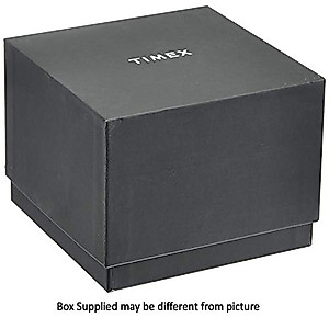 Timex Men's T205019J Easy Reader Black Leather Strap Watch