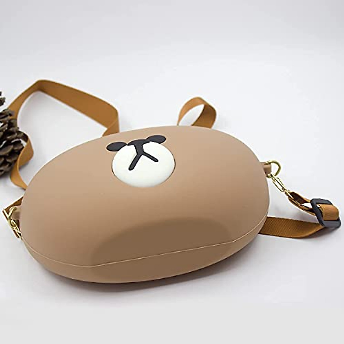 G.CHEN Cute Bear Purse for Women Crossbody Bag Girls Novelty Purse Cartoon Silicone Shoulder Bag