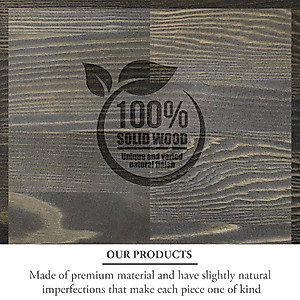 MyGift Semicircle 3 Level Cupcake Stand Set, Vintage Gray Wood Display Riser, 3-Piece Set