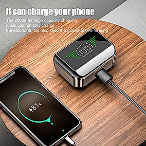 Kamon M31A True Wireless Earbuds Bluetooth 5.2 Headphones, Game, Music Dual-Mode, Touch Control, IPX6 Waterproof Stereo Earphones Battery Display & TWS in-Ear Built-in Mic Headset