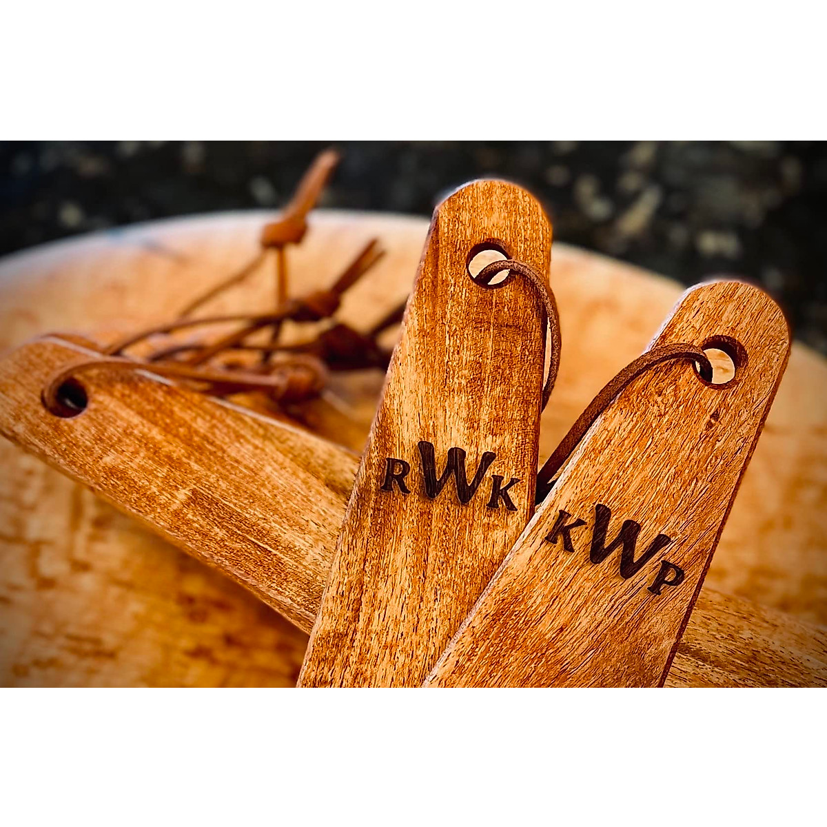 COWBOY SPATULA - Mesquite Wood TEXAS SLIM Handmade in Texas. Made in USA. Safe for nonstick, and cast iron cookware. Personalize it!