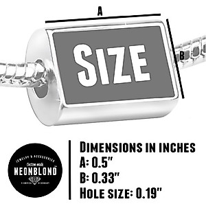 NEONBLOND Charm Nigeria Flag - Bead Fit All European Bracelets