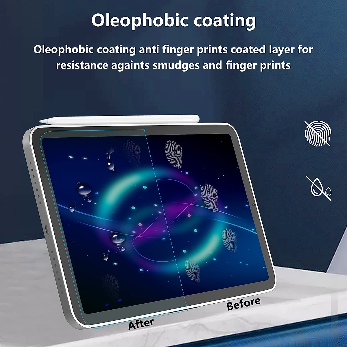 Screen Protector Compatible with iPad Mini 6 (8.3 inch) 2021 for iPad Mini 6th Generation,PYS Mini 6 Anti Blue Light Filter High Touch Sensitivity Anti-Scratch/Anti-Glare/Anti-Fingerprint (PET)