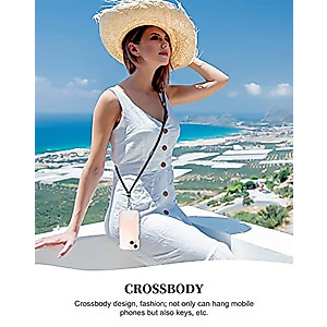 SHANSHUI Cell Phone Lanyard, Universal Detachable Crossbody Lanyard,Necklace Lanyard & Wrist Strap with Phone Patch for All Smartphones - Black