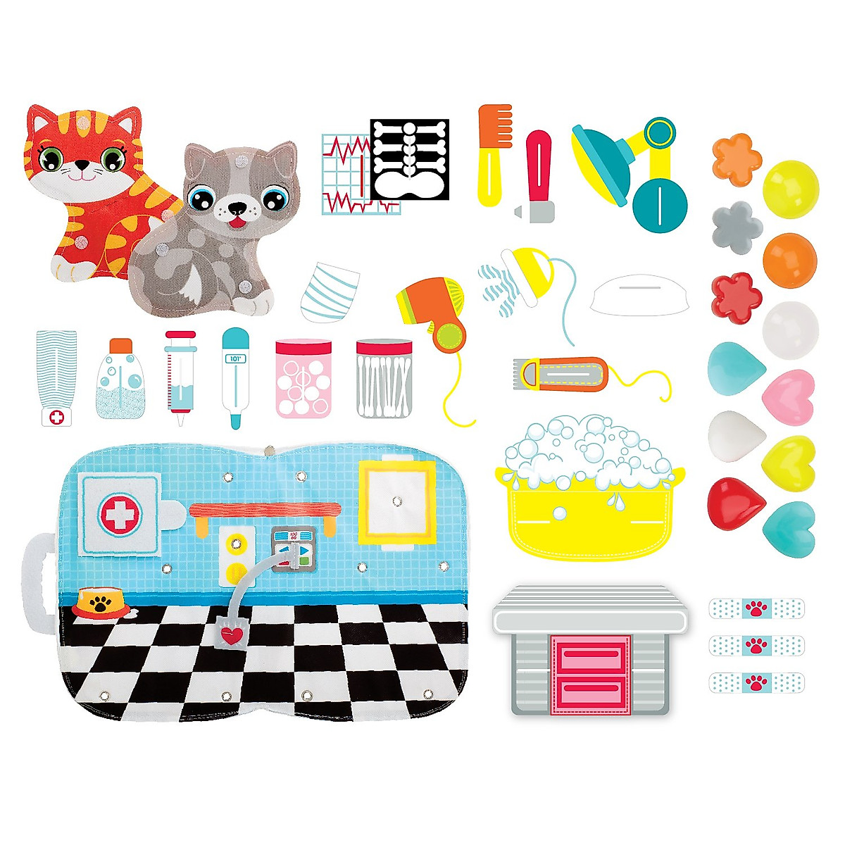 Alex Discover Snap-to-It Vet, Multicolor Kids Toddler Art and Craft Activity