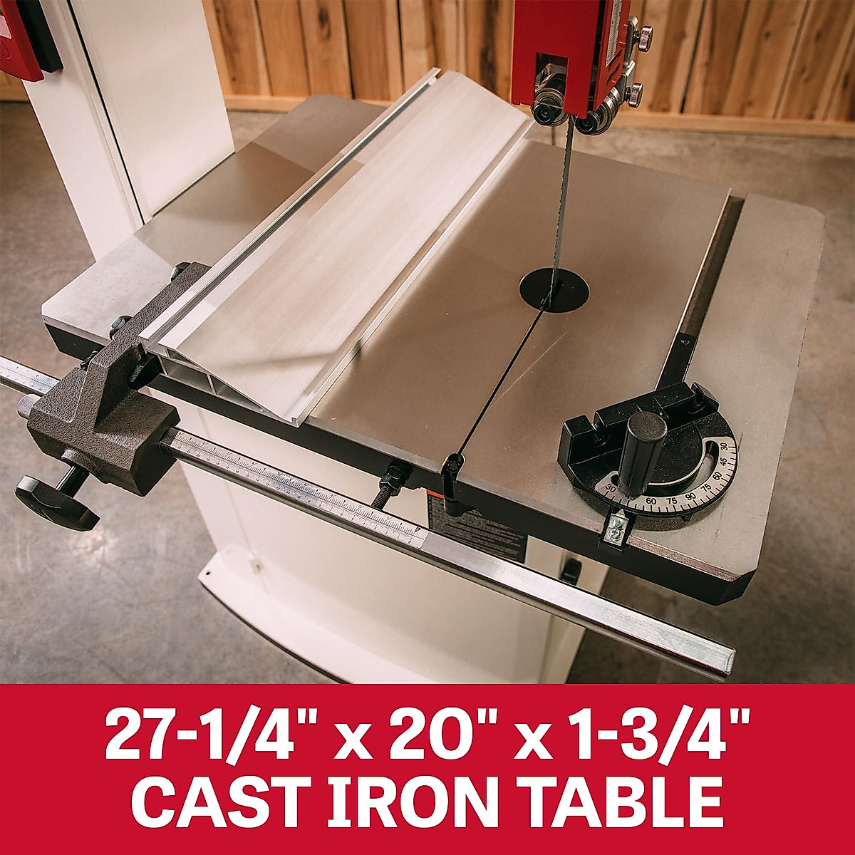 JET 20-Inch Woodworking Bandsaw, 5 HP, 1Ph 230V (JWBS-20-5)