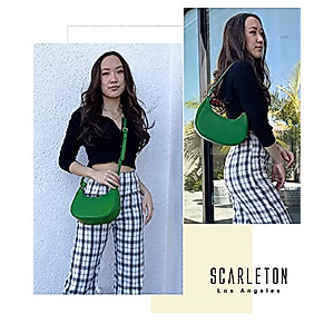 Scarleton Purses for Women, Crossbody Bags for Women, Lightweight with 2 Straps Shoulder Bag for Casual & Party, H208813 - Green