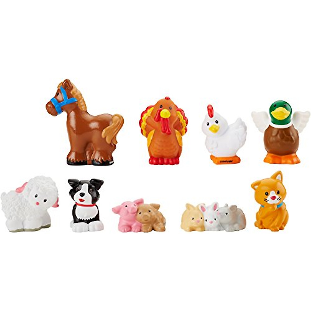 Fisher-Price Little People Farm Animal Friends with Baby Bunnies & Piglets