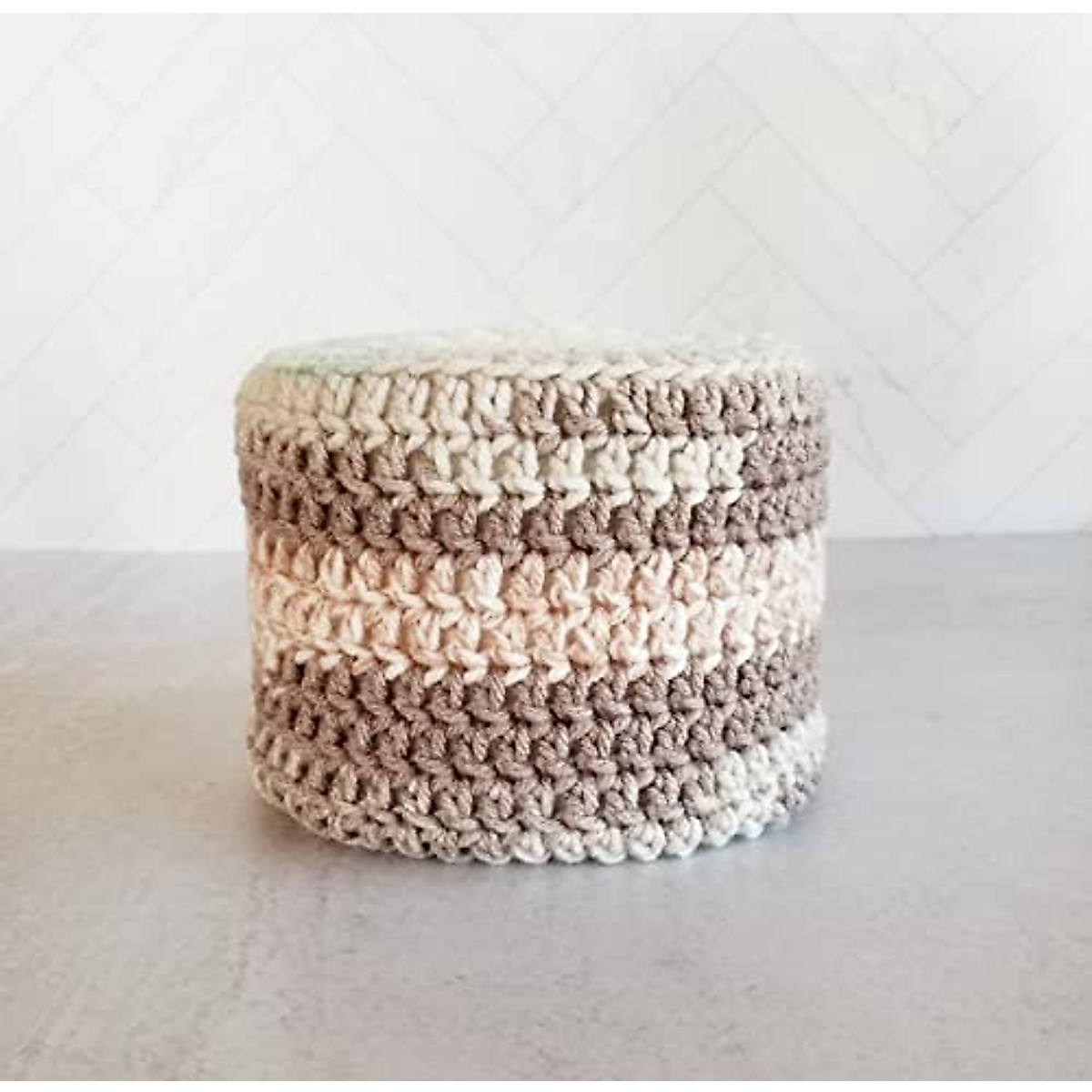 Crochet Toilet Paper Cover, Mega Roll Size - Toilet Paper Cozy (Beach Ballad)