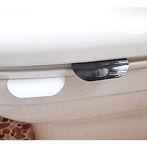 Toilet seat Lifter, Toilet seat Handle Cover Lifter, Toilet seat Frame Lifting Tool, Toilet seat Lifter Label. Toilet for Home, Hotel, Office, Restaurant (8 Pieces)